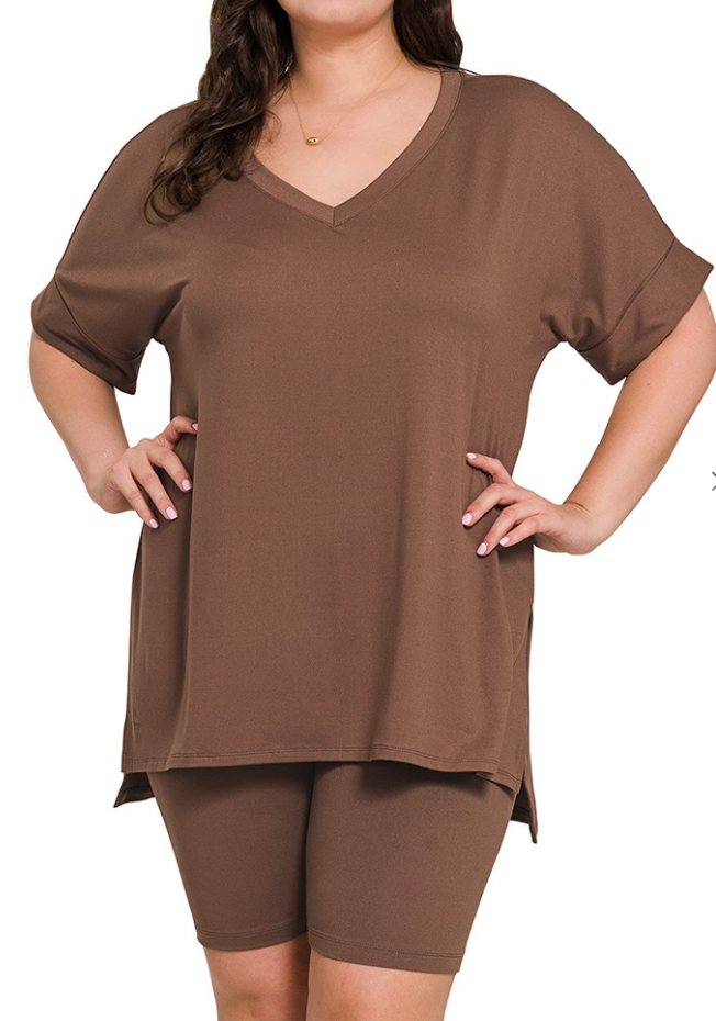 Comfort Is Key Set - Brown – Sister Swank Boutique